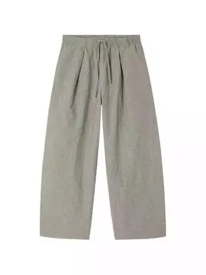 American Vintage Feoly Wide-leg Cropped Trousers - Grey
