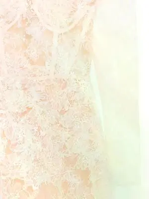 MONTSAND Beaded Lace Mini Dress