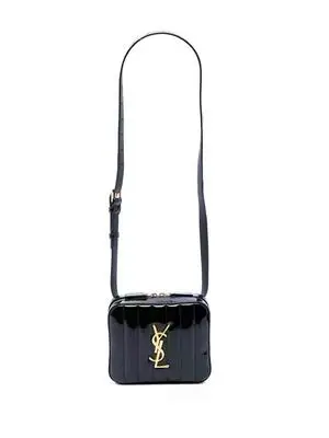 Saint Laurent 2018 Matelasse Patent Monogram Vicky Belt Bag