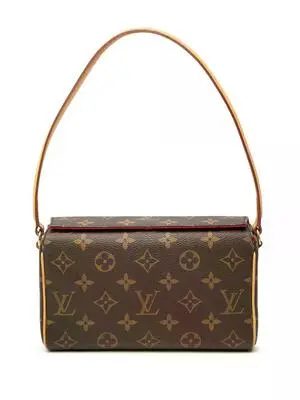 LOUIS VUITTON 2003 Monogram Recital Shoulder Bag - Brown