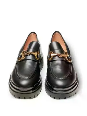 POCHE PARIS Horsebit Lug-sole Loafers