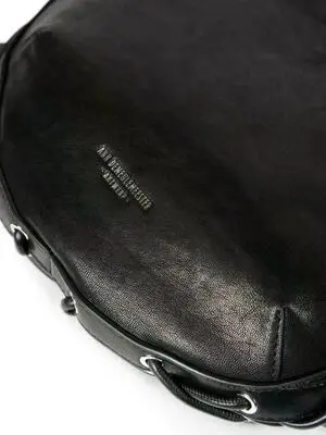 ANN DEMEULEMEESTER Henna Lace-up Shoulder Bag