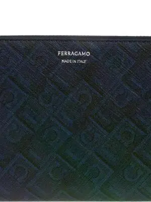 FERRAGAMO Monogram Leather Wallet