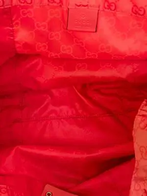 Gucci Gg Nylon Teddy Bear Folding Tote Bag