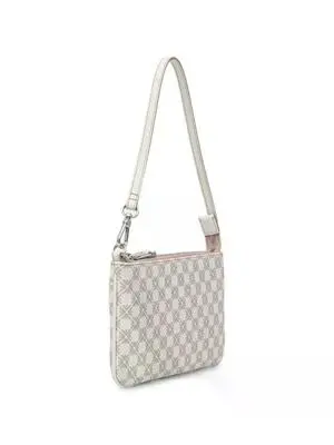 Emporio Armani Monogram Print Shoulder Bag - Neutrals