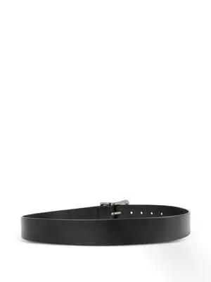 ANN DEMEULEMEESTER Leather Belt - Black