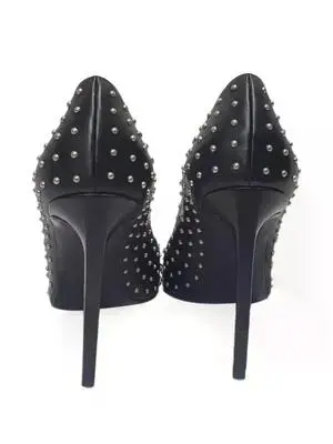 Saint Laurent Studded Pointed-toe Pumps