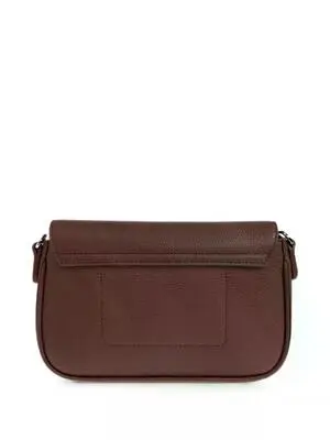 Emporio Armani Logo-print Pebbled-effect Shoulder Bag
