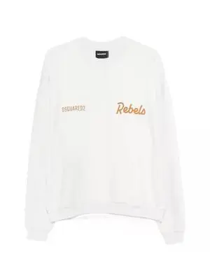 Dsquared2 Logo-embroidered Crew-neck Sweater