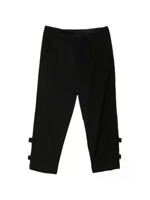 Yohji Yamamoto Gabardine Trousers - Black