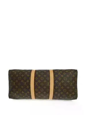 LOUIS VUITTON Monogram Keepall 50 Holdall - Brown