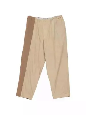 Yohji Yamamoto Color-patch Trousers - Neutrals