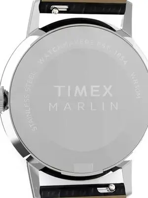 TIMEX Marlin 34mm Watch With Croc-effect Strap