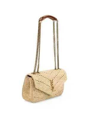 Saint Laurent Loulou Woven-design Shoulder Bag