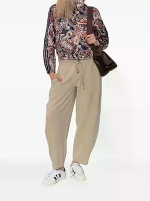 Adidas Paisley-print Stand-up Collar Jacket