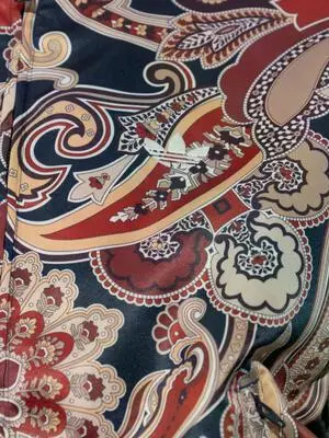 Adidas Paisley-print Stand-up Collar Jacket