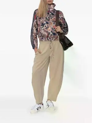Adidas Paisley Print Stand Collar Track Jacket - Blue