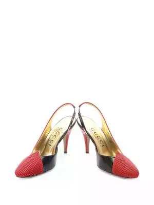 Gucci Ribbed Toe Pumps