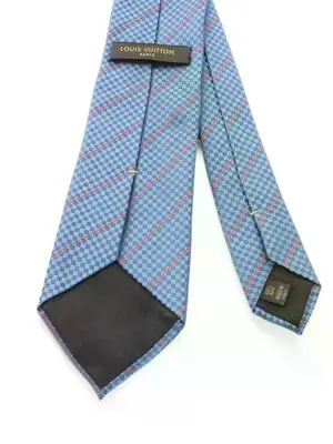 LOUIS VUITTON 2010s Logo-patch Tie