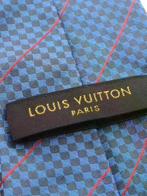 LOUIS VUITTON 2010s Logo-patch Tie