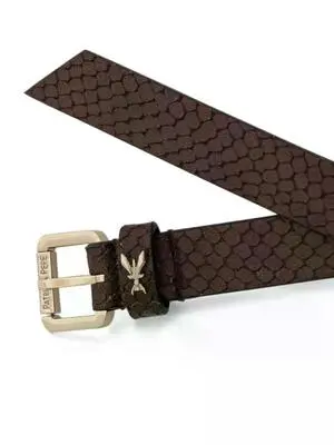 Patrizia Pepe Snake-effect Fly Belt