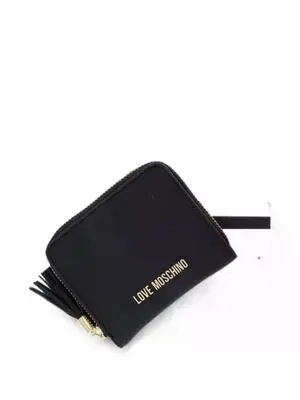 Moschino Logo-plaque Tassel-detail Wallet
