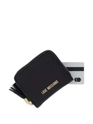 Moschino Logo-plaque Tassel-detail Wallet