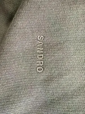 Sandro Logo Embroidered Zipped Hoodie