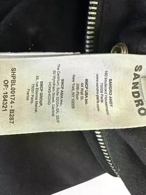 Sandro Zip-up Patch-pockets Jacket