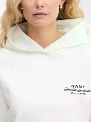 Gant Logo Embroidered Hoodie