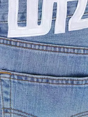 LUTZ HUELLE Asymmetric-hem Regular-fit Jeans