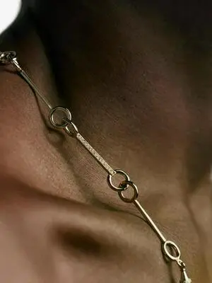 MARIE LICHTENBERG Diamond Stick-chain Necklace