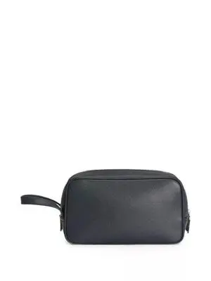 Dolce & Gabbana Toiletry Bag In Calfskin Leather