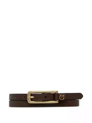 Pinko Love Birds Buckle Belt - Brown