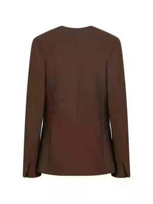 Loulou De Saison Collarless Double-breasted Jacket