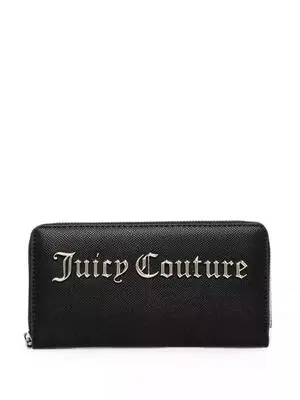 Juicy Couture Jasmine Logo-plaque Zip-around Wallet - Black