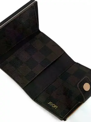 JOOP! Cortina Piazza Check-pattern Zip-around Wallet