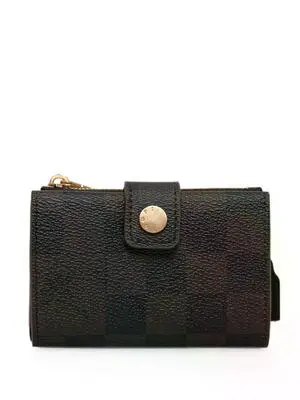 JOOP! Cortina Piazza Check-pattern Zip-around Wallet - Brown