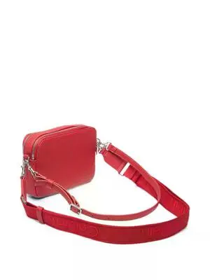 Calvin Klein Logo-strap Pebbled-effect Crossbody Bag