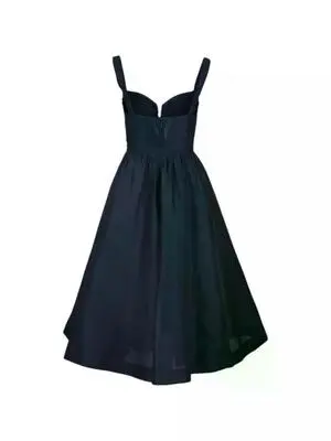 Zimmermann Rebellion Sweetheart-neck Midi Dress