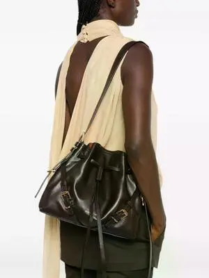 Givenchy Small Voyou Leather Bucket Bag