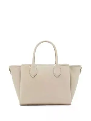 Emporio Armani Small Palmellato-finish Logo-patch Tote Bag
