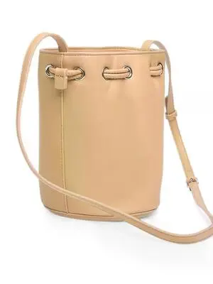 Calvin Klein Logo-embossed Drawstring Bucket Bag