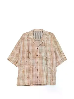 ZIGGY CHEN All-over Graphic-print Shirt - Neutrals
