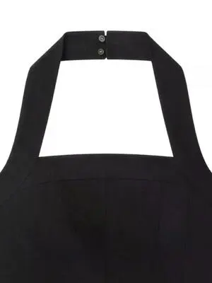 A.L.C. Lori Halterneck Top Cropped Square Neck - Black