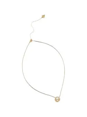 Guess Crystal-embellished Heart Motif Necklace - Gold