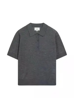 Loulou De Saison Short-sleeved Cashmere Polo Top
