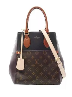 LOUIS VUITTON 2020 Monogram Fold Tote Mm Satchel - Brown