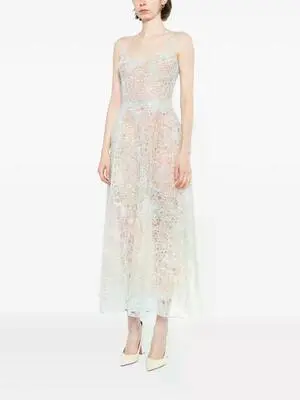 MONTSAND Floral-lace Midi Dress