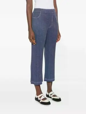 Issey Miyake Denim-effect Trousers